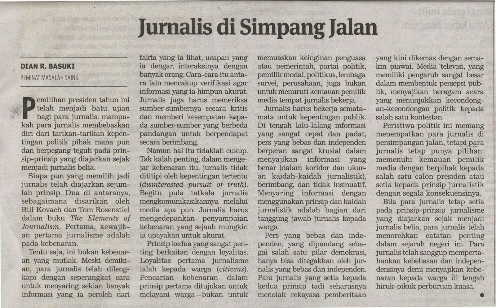 Menulis Opini yang Pantas - Studihi